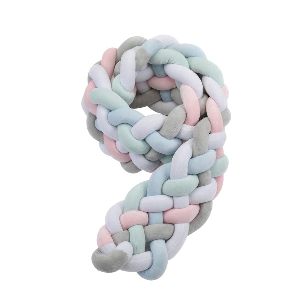 Knotted Handmade Baby Crib Braided Bumper Beddings Pad | Wonder Space Shop